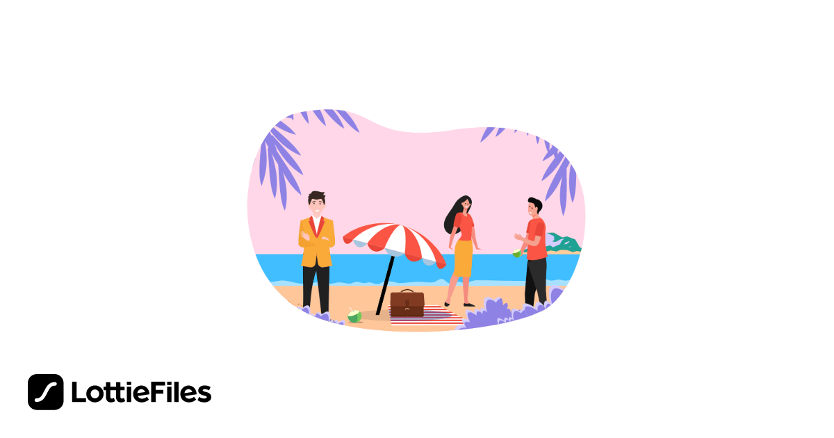 Free Beach Animation by Dev Ashish Deval | LottieFiles