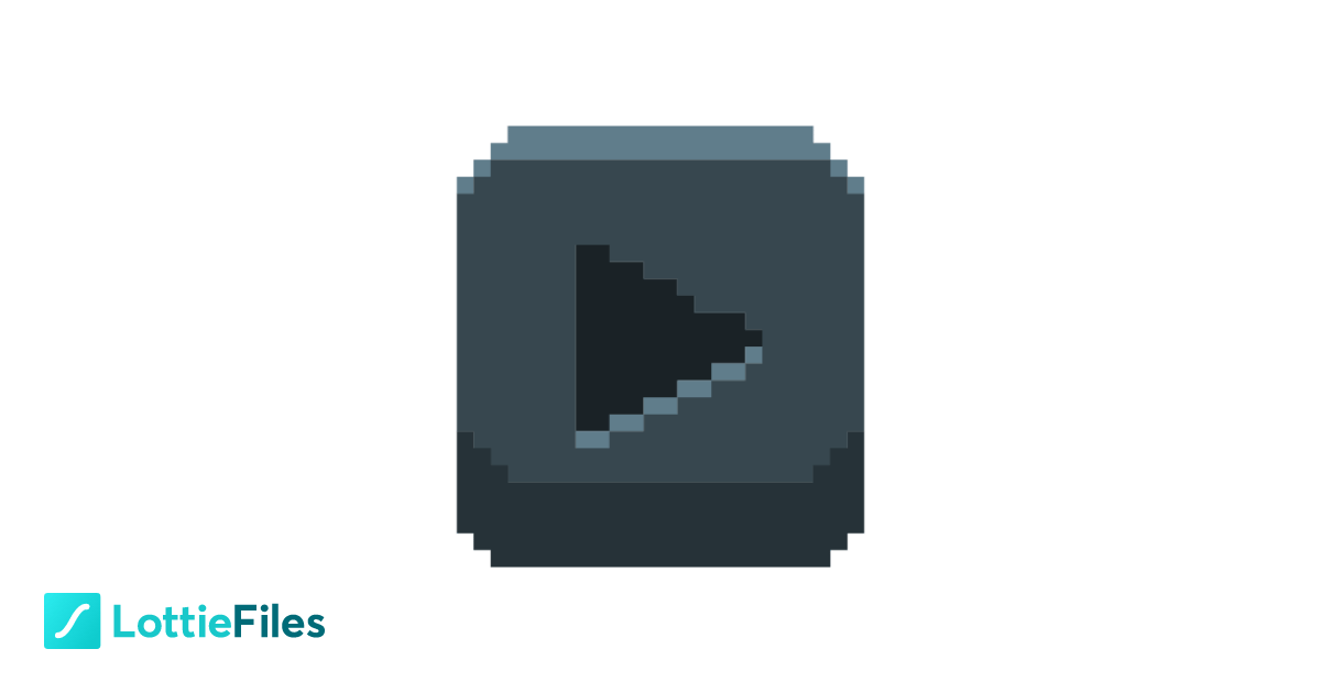 pixel play button by KEN111 - LottieFiles