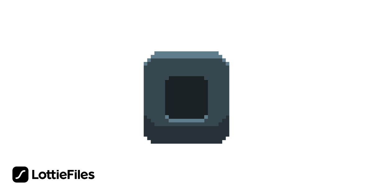 Free pixel stop button Animation by KEN111 | LottieFiles