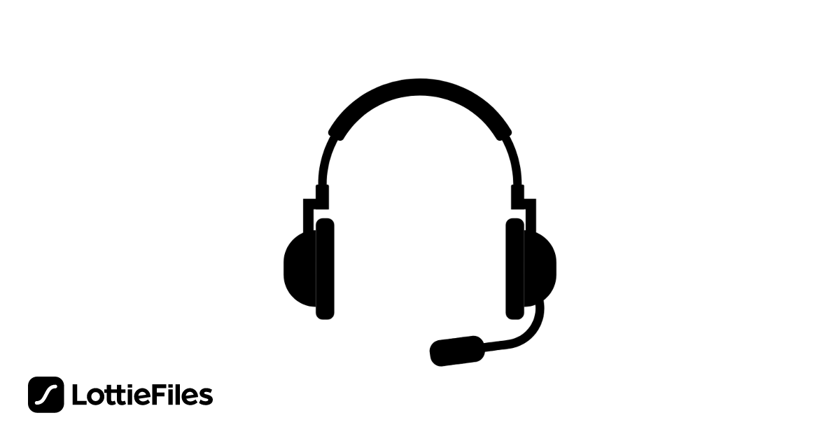 Free Support Headset Animation by Vinícius Cabral Gomes | LottieFiles