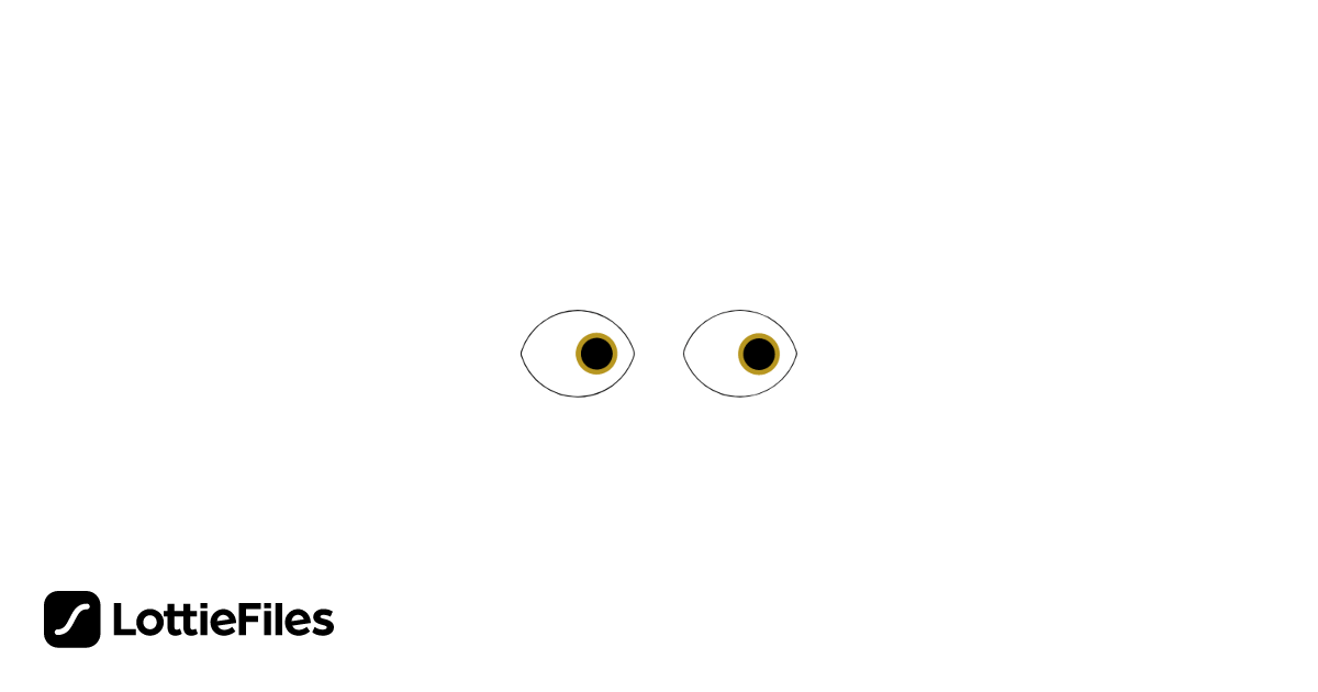 Free eye movement blink Animation by Raif Shareef | LottieFiles