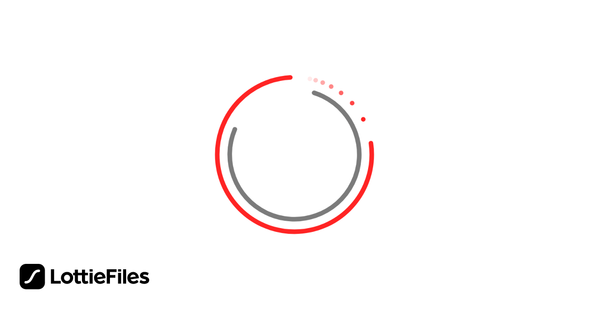 Free Red and grey loading circle Animation by Travis | LottieFiles