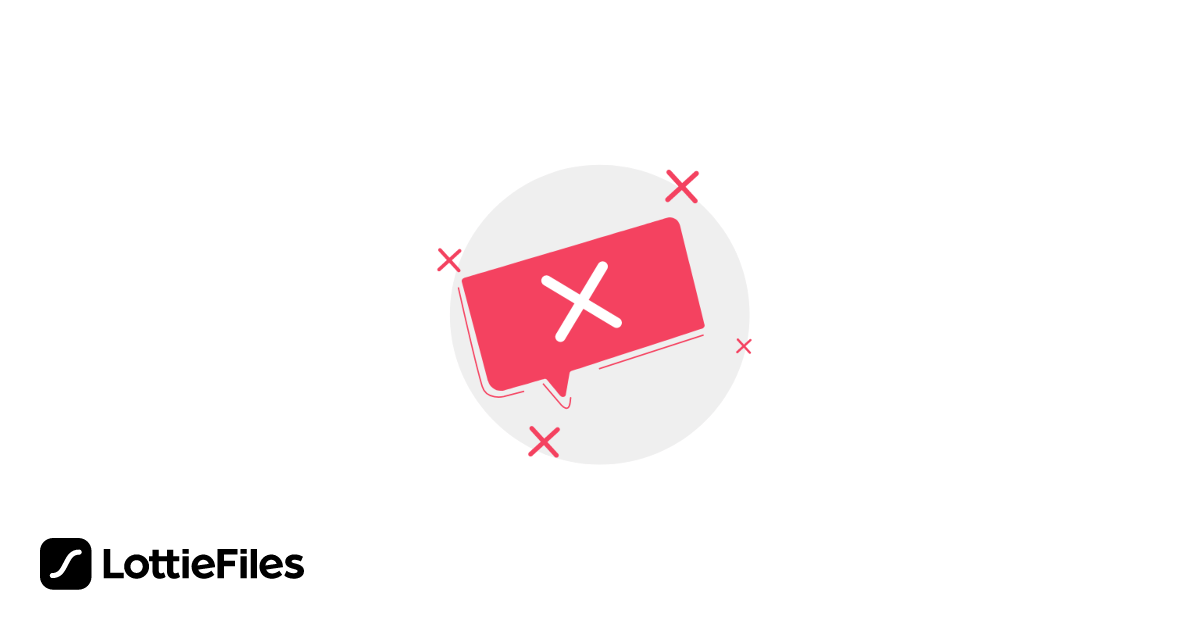 Free failed task Animation by hyahen21 | LottieFiles