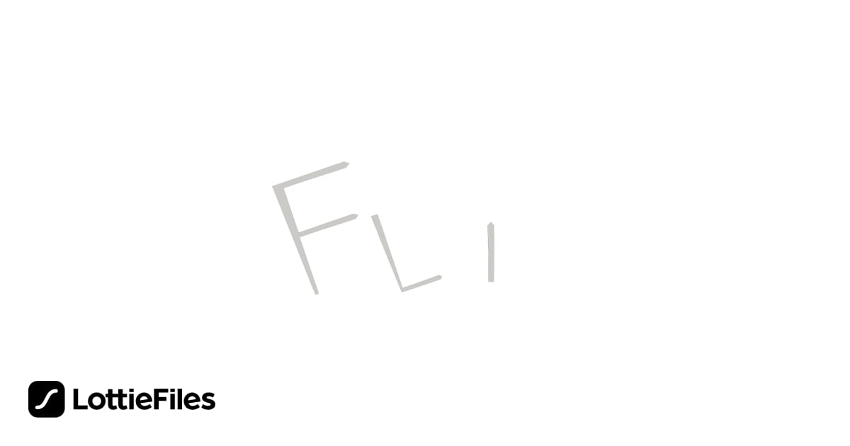 Free FLI logo Lottie JSON animation by Tinymotion Animation by ...