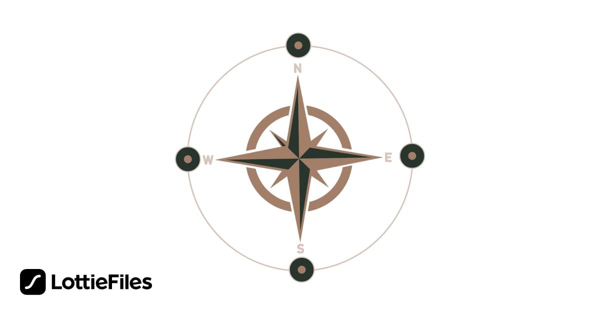 Free Compass Animation by Daniel Vasilevskii | LottieFiles