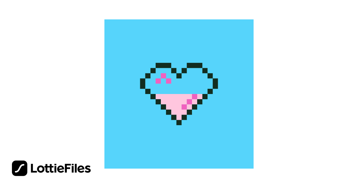 Free Pixel Heart Loader Animation by Gunes Ozcan | LottieFiles