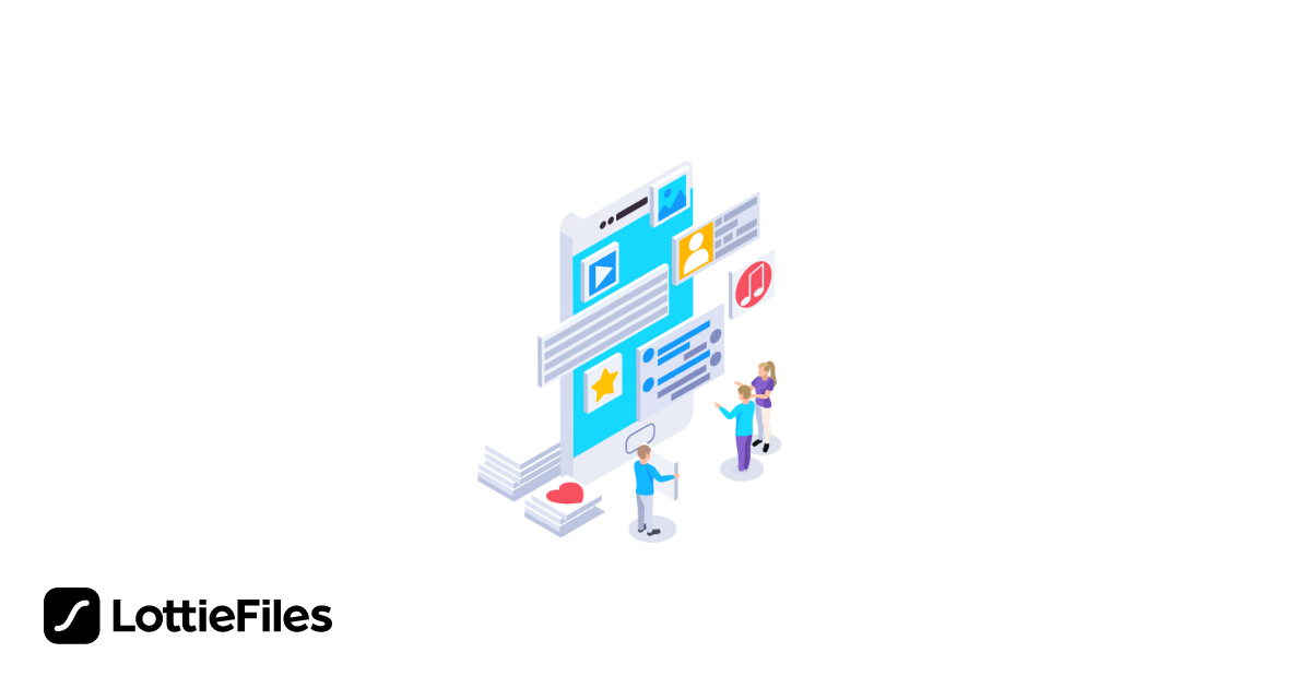 Free Mobile Application Animation by Wizzora | LottieFiles