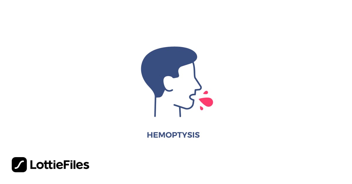 Free Covid Icon : Hemoptysis Animation by Boltbite | LottieFiles