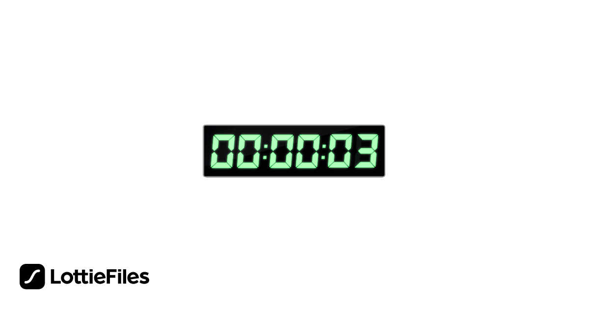 Free Countdown Loop Animation by Jualfredo Pérez | LottieFiles