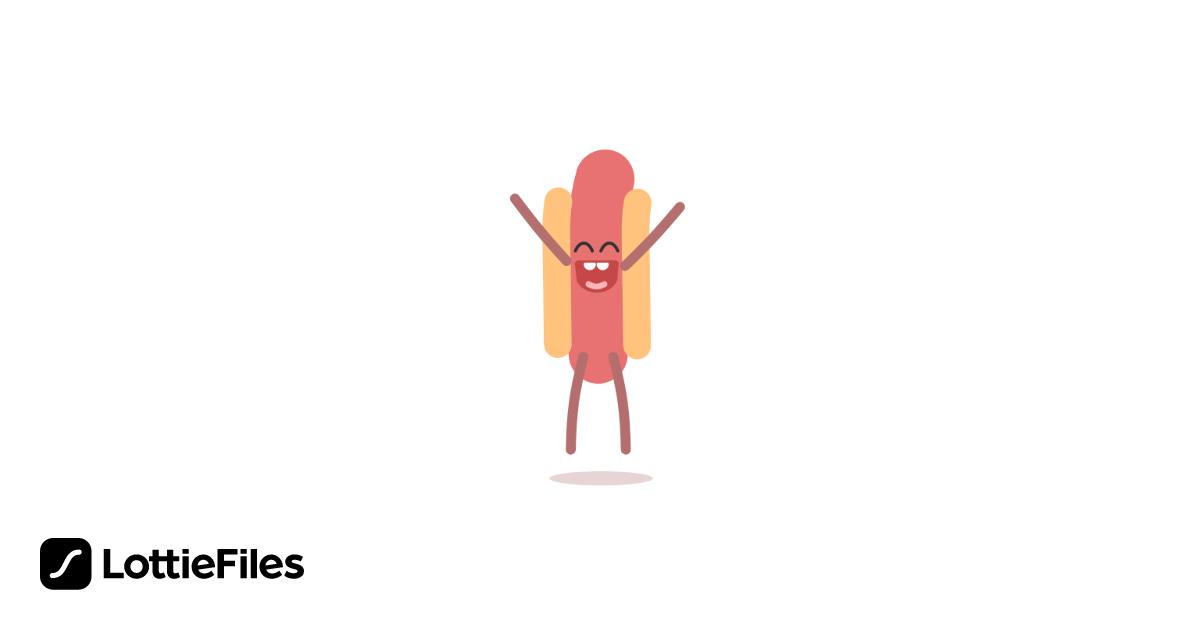Free Hot Dog Jump Animation by David Vann | LottieFiles