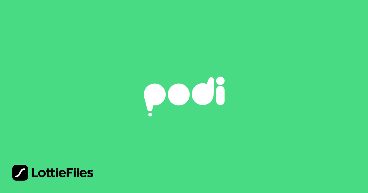 Free Logo Podi App Animation by Bruno Pinheiro | LottieFiles