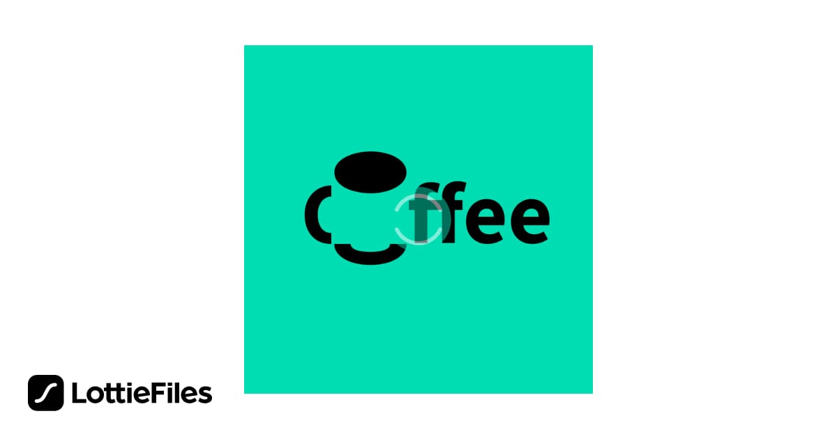 Free Coffee logo Lottie JSON animation Animation by Tinymotion ...