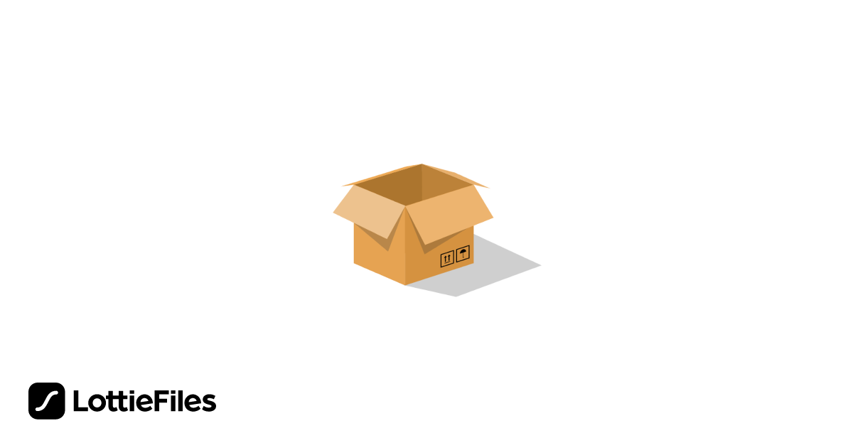 Free Box Open Animation by john romeio | LottieFiles