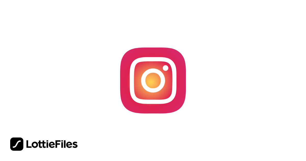 Free instagram icon Animation by Korhan Ulusoy | LottieFiles