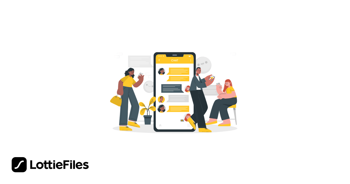 Free Chat concept Animation by Alexander Rozhkov Rozhkov | LottieFiles