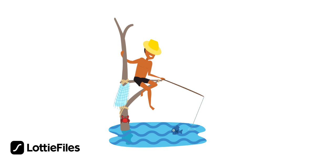 Free Fisherman Animation by Bojan Mitevski | LottieFiles