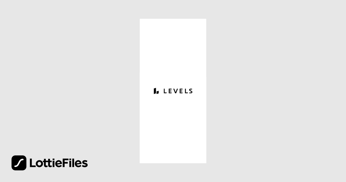 Free Levels White Animation by Aaron Bunge | LottieFiles