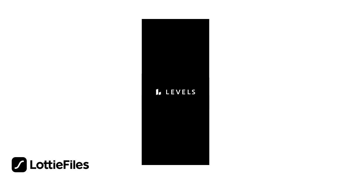 Aaron Bunge의 무료 Levels Black 애니메이션 | 로티파일