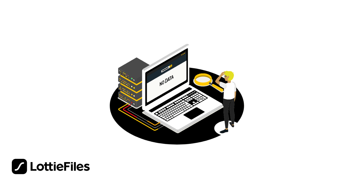 Free No data Animation by ConstruDesk Software | LottieFiles