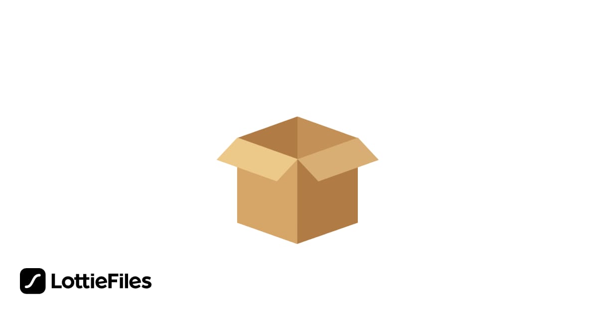 Free Empty Box Animation by Zedex Studio | LottieFiles