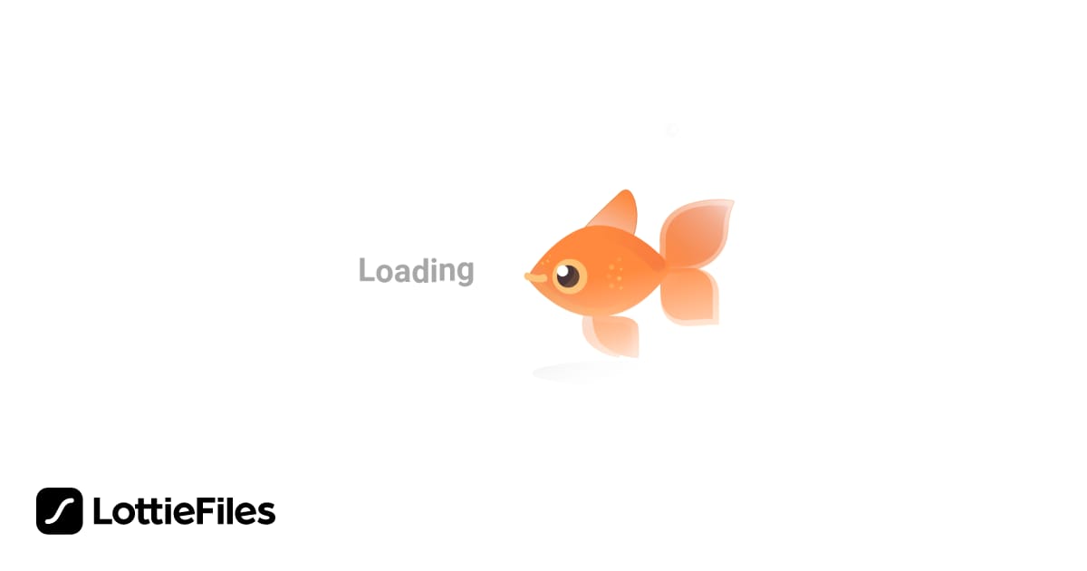 Free Loading Fish Animation Animation by Maglin | LottieFiles
