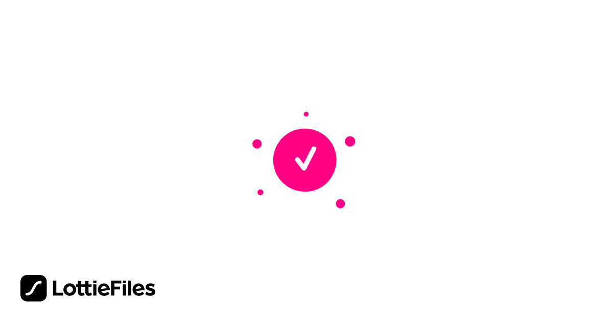 Free Done Button Animation by Pavel Ilnitskiy | LottieFiles