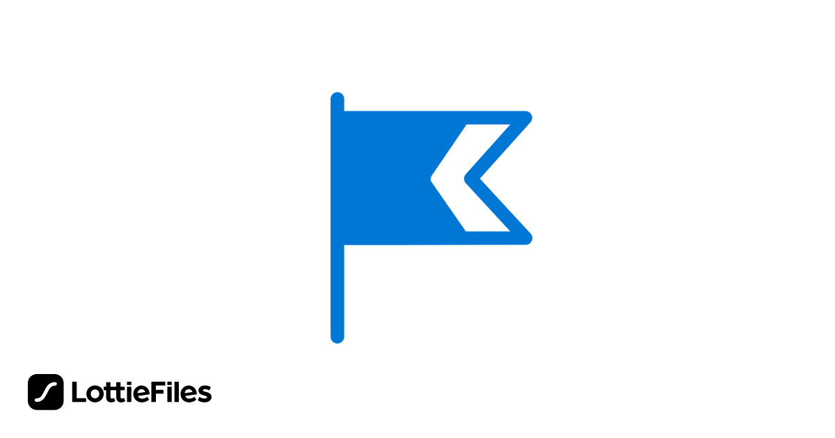 Free Flag With Sparkle Animation by Zilos | LottieFiles