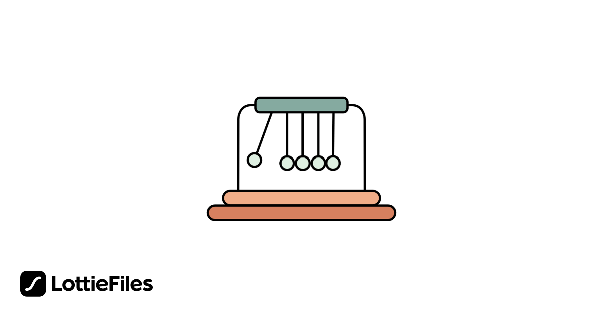 Free Pendulum Newton's Cradle Animation by Enosta Agency | LottieFiles