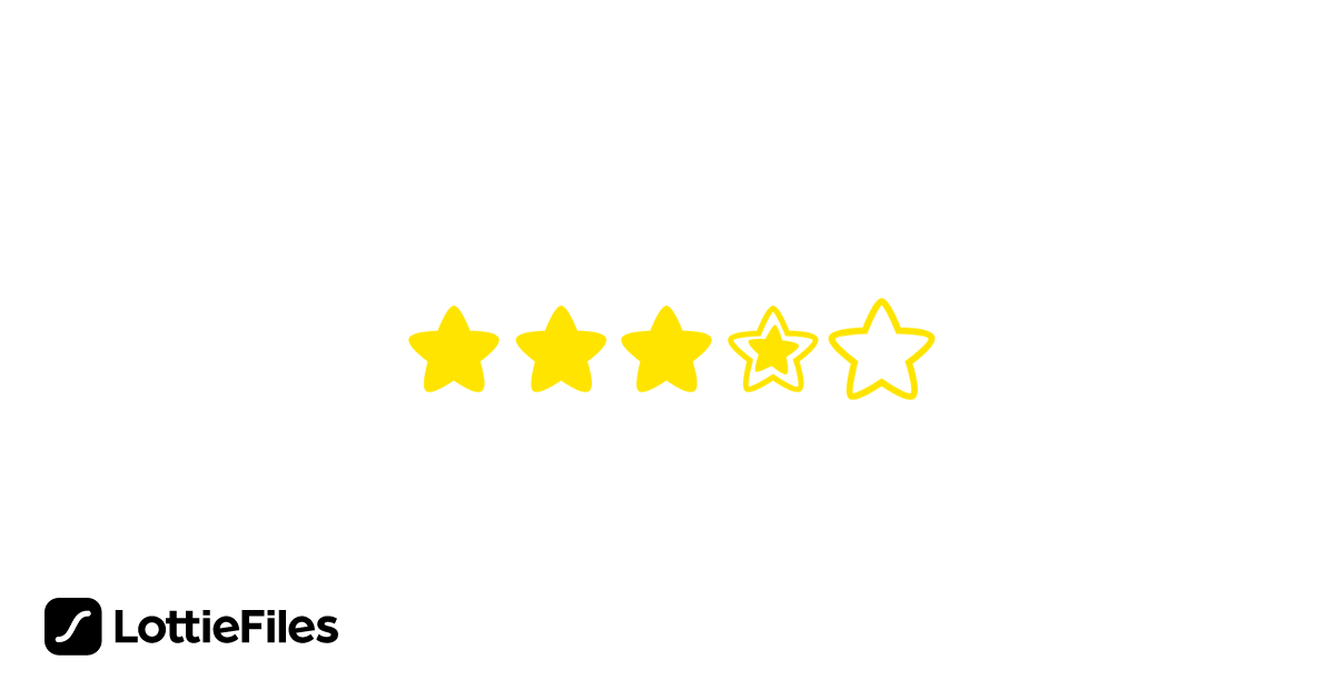 Free 5 stars Animation by Taverr | LottieFiles