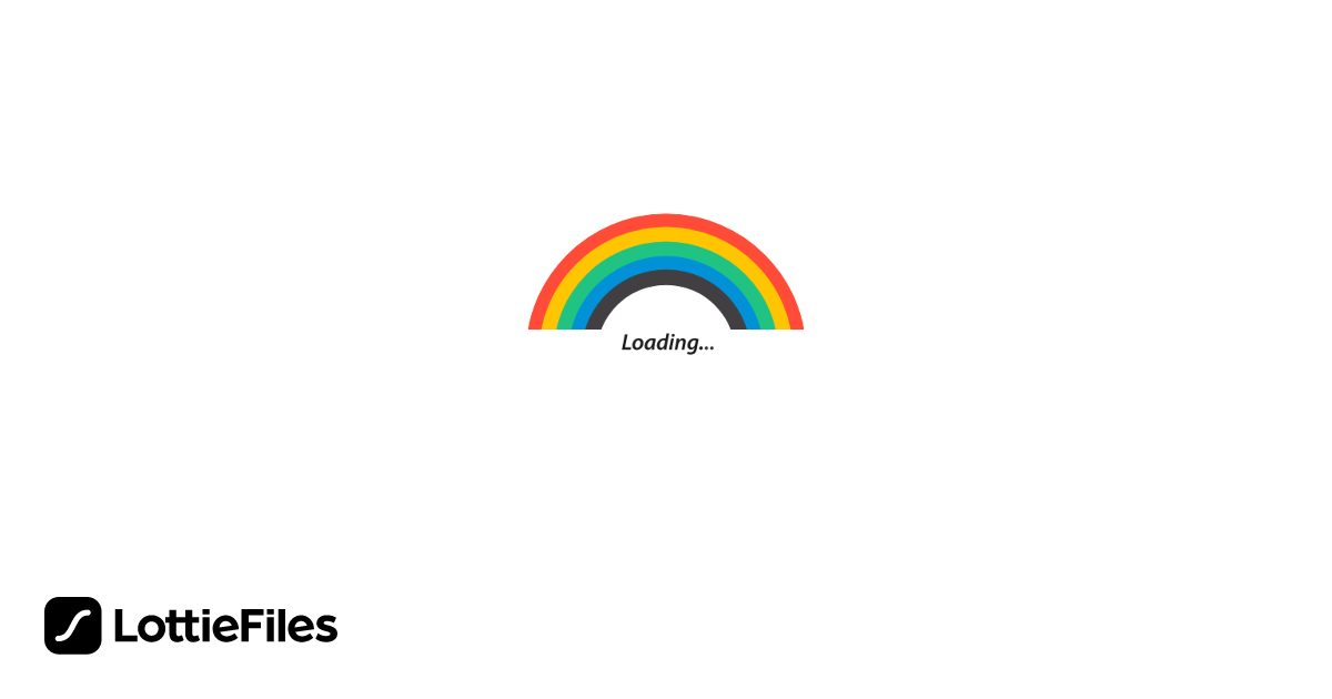 Free rainbow loading Animation by Dev Ashish Deval | LottieFiles