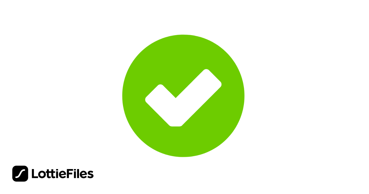 Green Tick by Suresh Suthar - LottieFiles