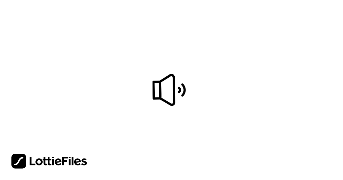 Free Speaker Animation Animation by jejak | LottieFiles