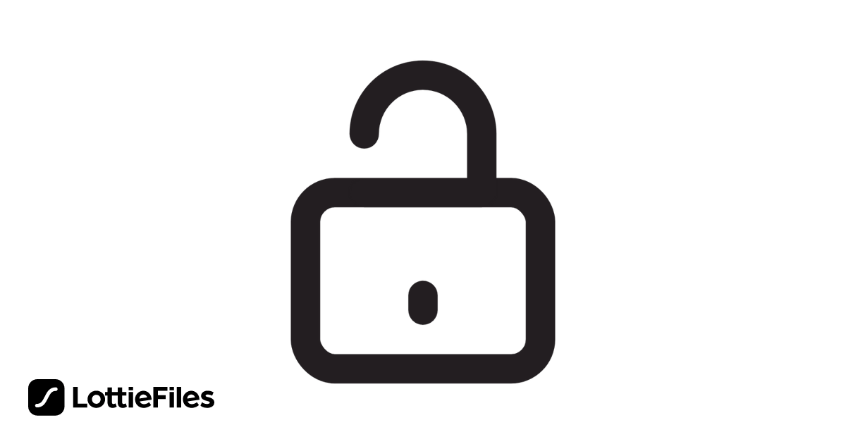 Free Lock Unlocked Animation by Miftakhul Rizky | LottieFiles