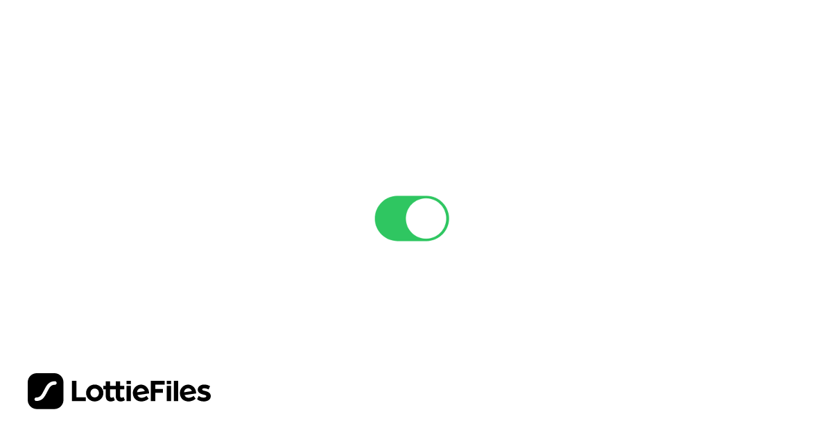 Free Toggle Button On Off Animation by Sultan Arif | LottieFiles