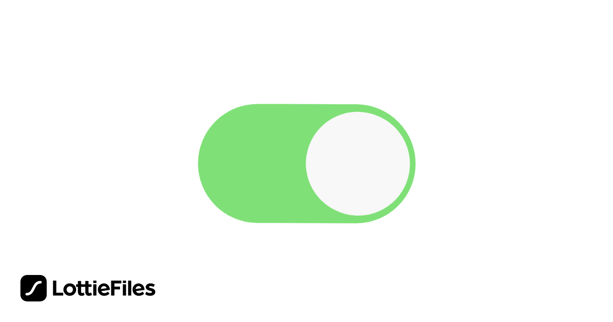 Free Switch Turn On Animation by notNormal | LottieFiles