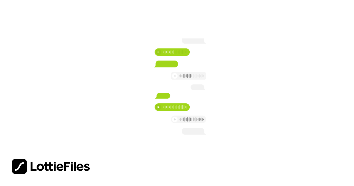 Free Text and voice Messaging Animation by Tanjil Mahmud | LottieFiles