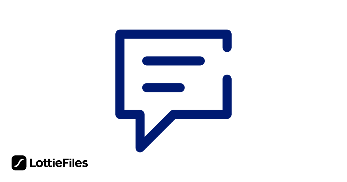 Free Chat Animation by Louie Rosales | LottieFiles