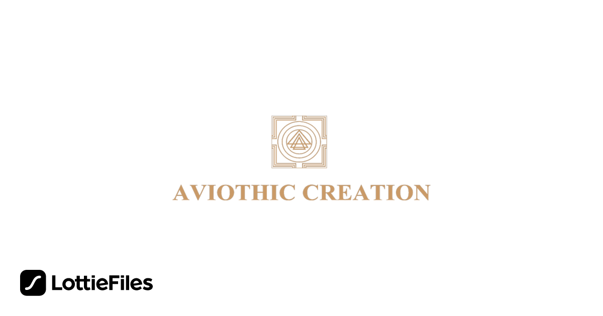 Free aviothic logo Animation by Bimal Kirti | LottieFiles