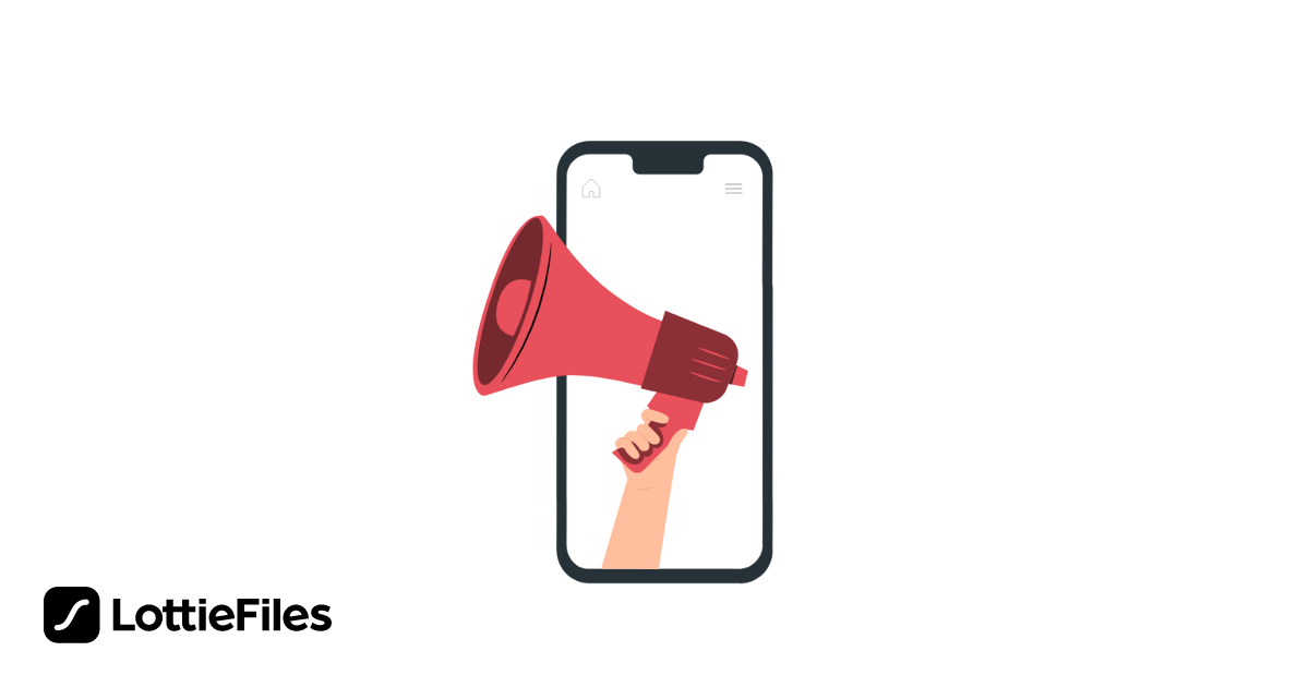 Free megaphone Animation by Syed Jagubar jalal | LottieFiles