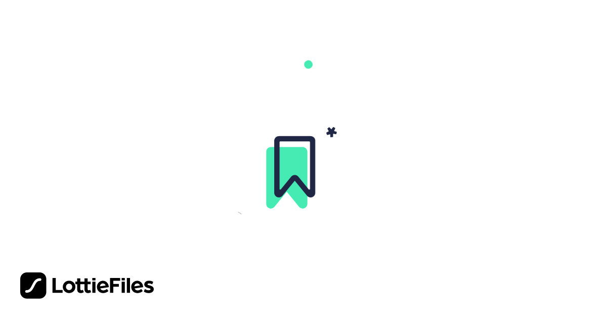 Free Bookmark Animation Animation by Leandro Barros | LottieFiles