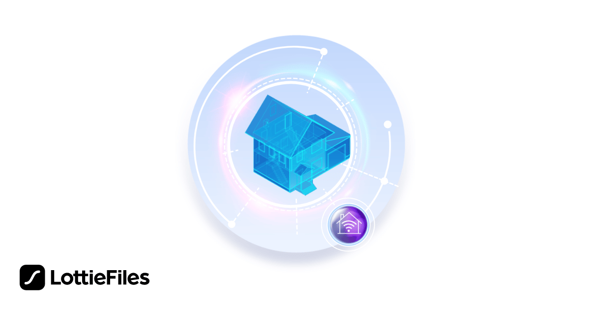 Free IOT house Animation by Luz Angélica Hernández | LottieFiles