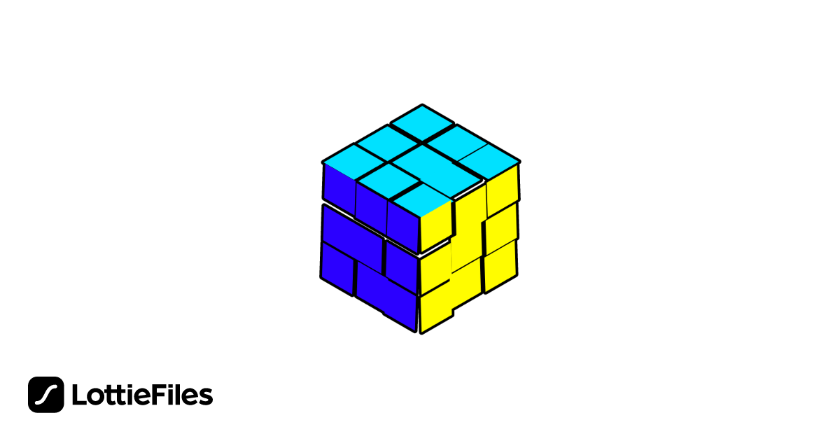 Free Rubik grid Animation by SourceCowD | LottieFiles