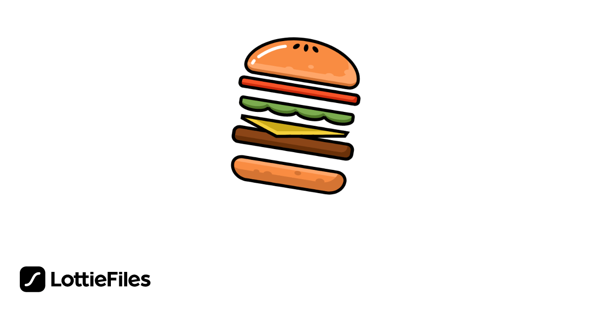 Free Burger Animation Animation by Asaad Mahmood | LottieFiles