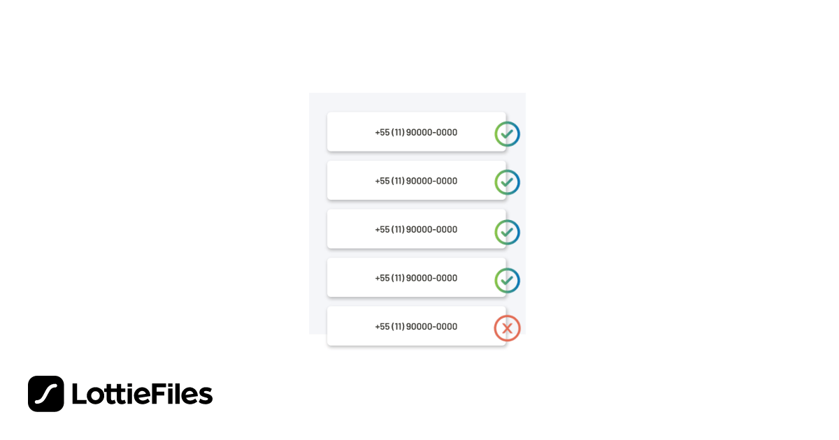 Free Validation number Animation by SOMO Collab | LottieFiles