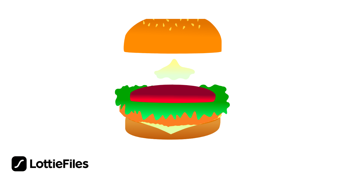Free Chicken Burger Animation by Christopher Packer | LottieFiles