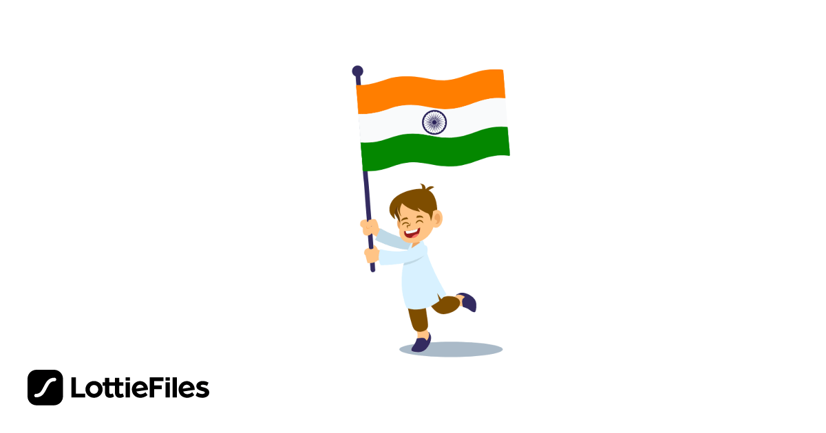 Free Indian flag wave Animation by kooi qwer | LottieFiles
