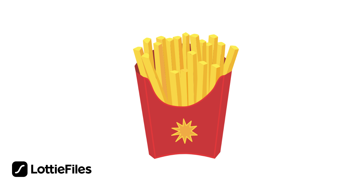 Free French Fries Animation by Christopher Packer | LottieFiles