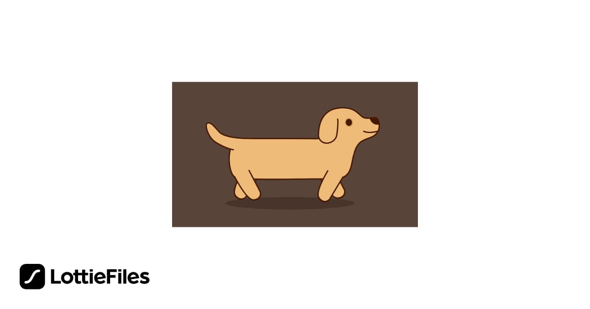 Free DOG WALK Animation by Summer kc | LottieFiles