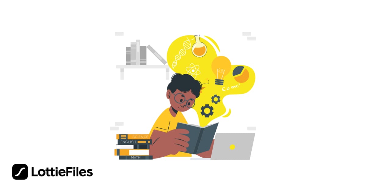 Free Reading Animation by Taranpreet Singh | LottieFiles