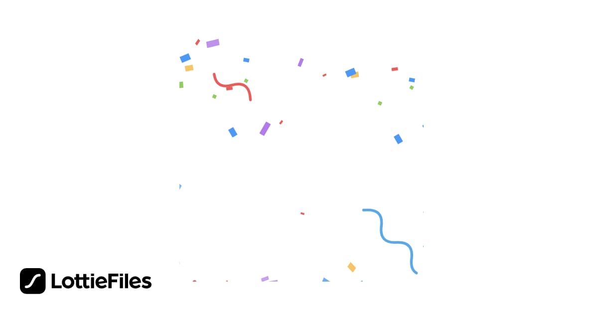 Free Confetti - Full Screen Animation by Rohith R Krishnan | LottieFiles